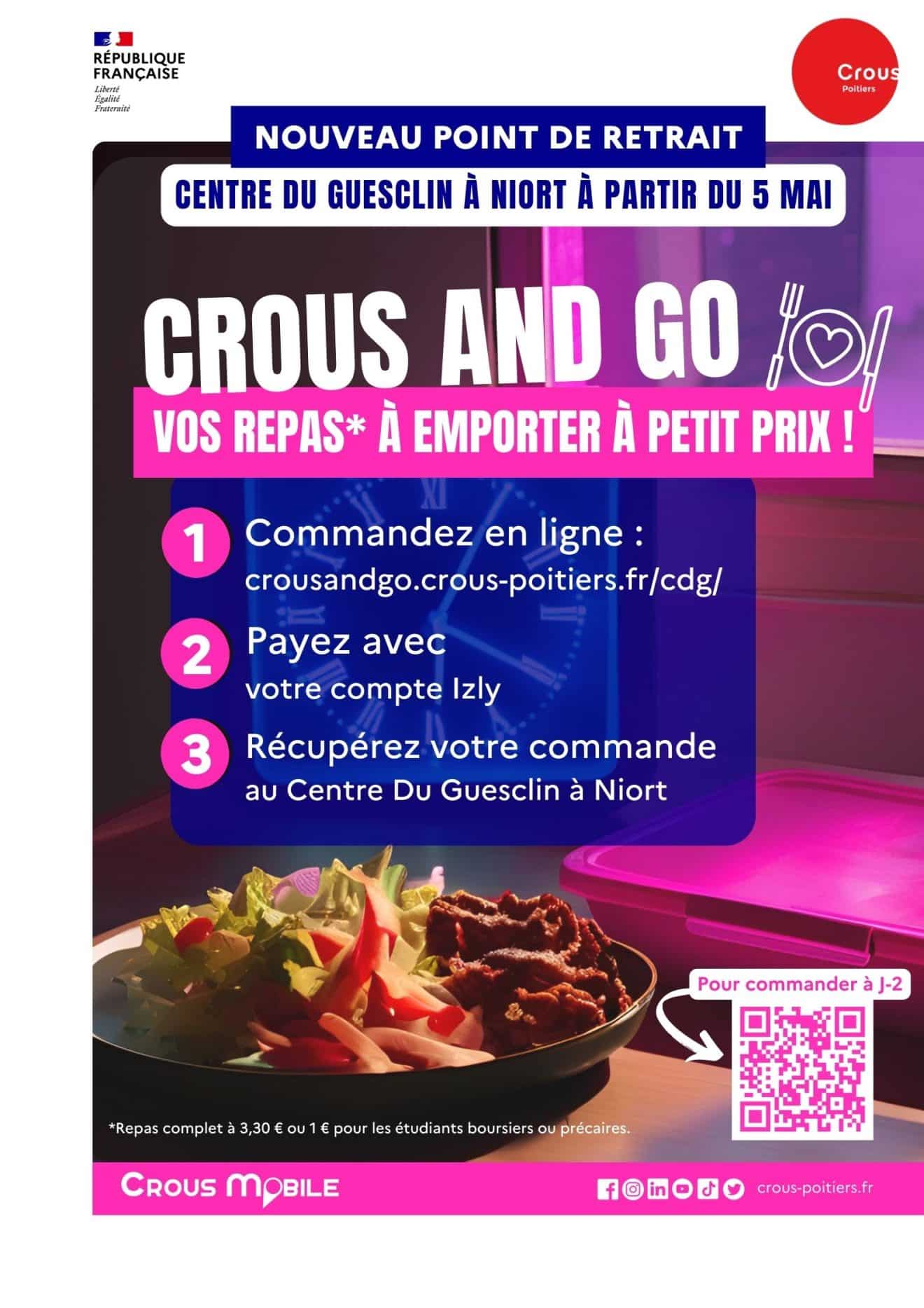Le Crous de Poitiers déploie "Crous & Go" : une nouvelle offre de ...